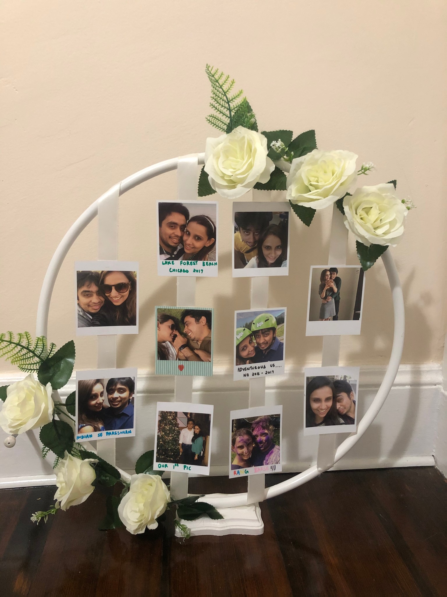 How to Create a DIY Hula Hoop Photo Display – My Bite of Life