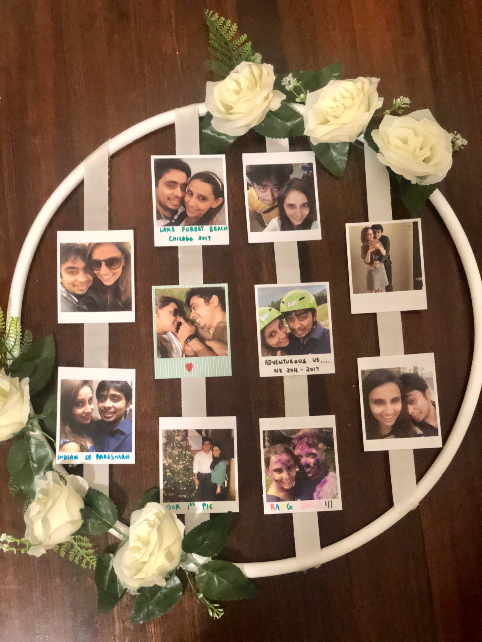 How to Create a DIY Hula Hoop Photo Display – My Bite of Life